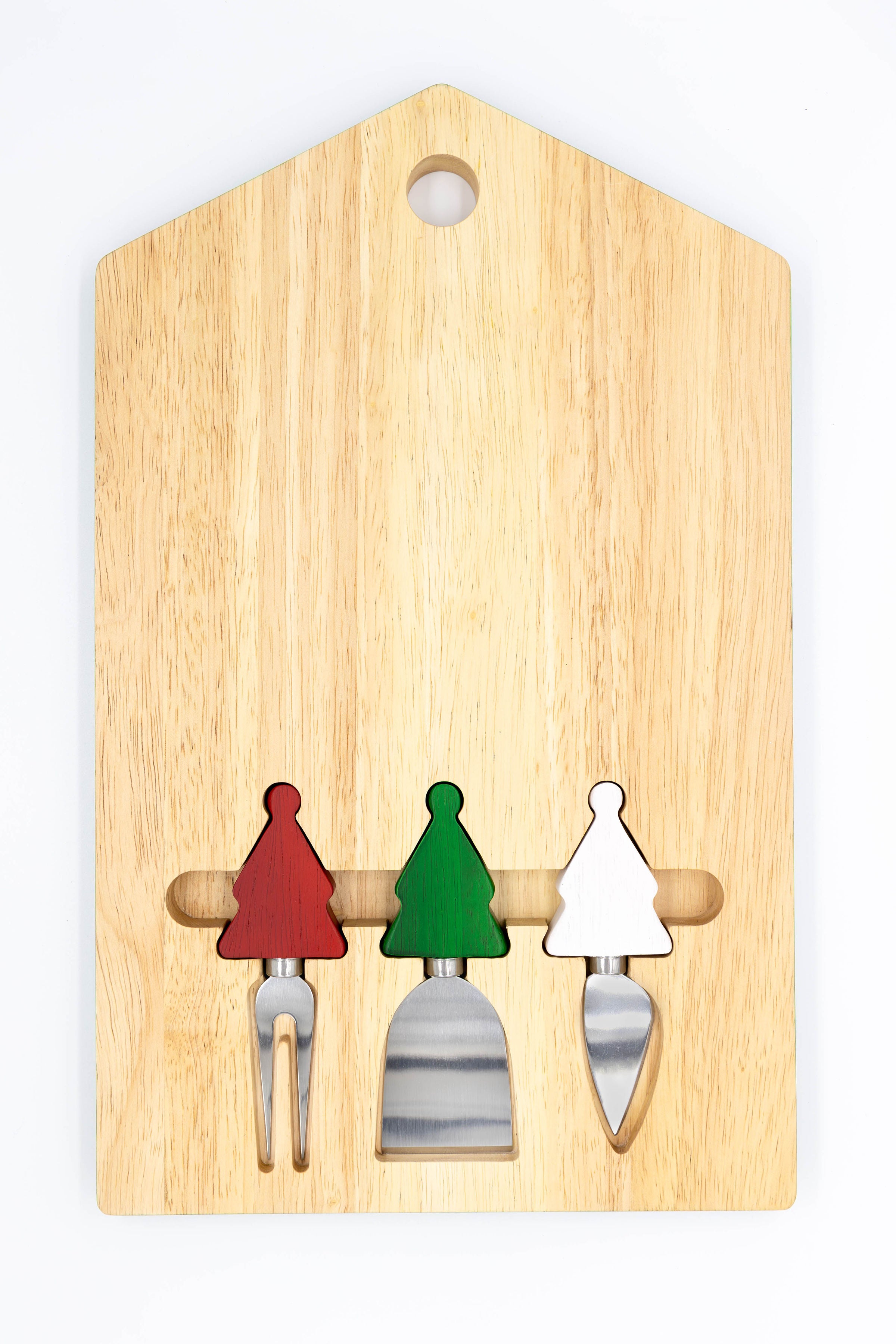 Tootles! by Jeanne Fitz Whimsical Christmas 4 pc House Shaped Board w ...